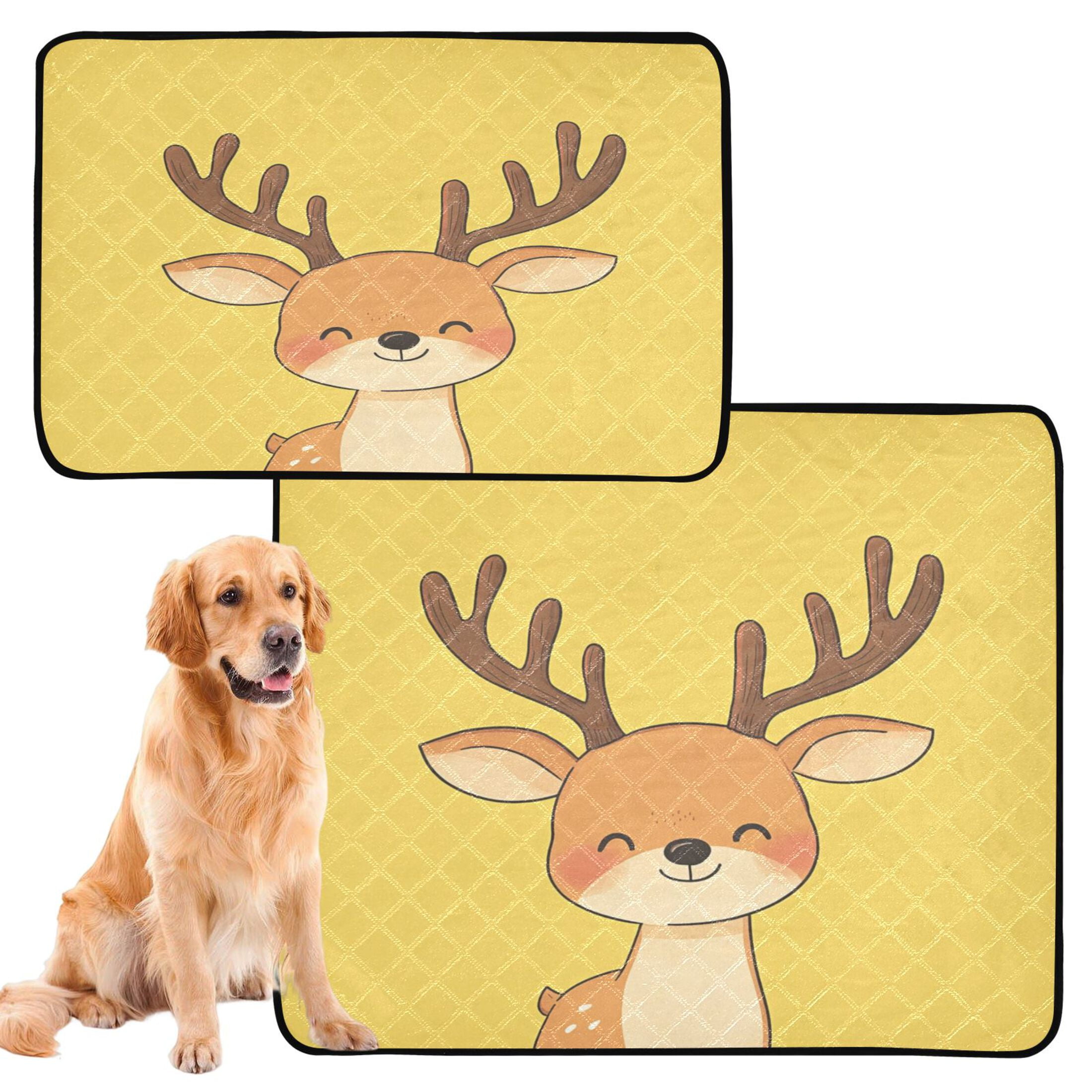 Waterproof Dog Cat Pet Mat with Plush Absorbent Surface & Non-Slip ...