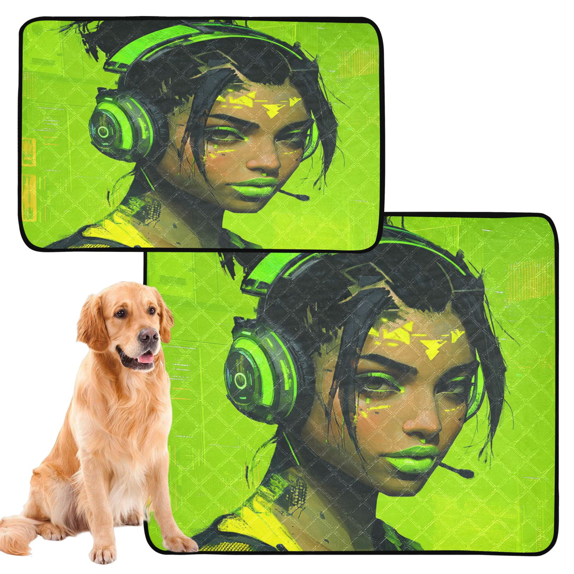 Waterproof Dog Cat Pet Mat with Plush Absorbent Surface & Non-Slip ...