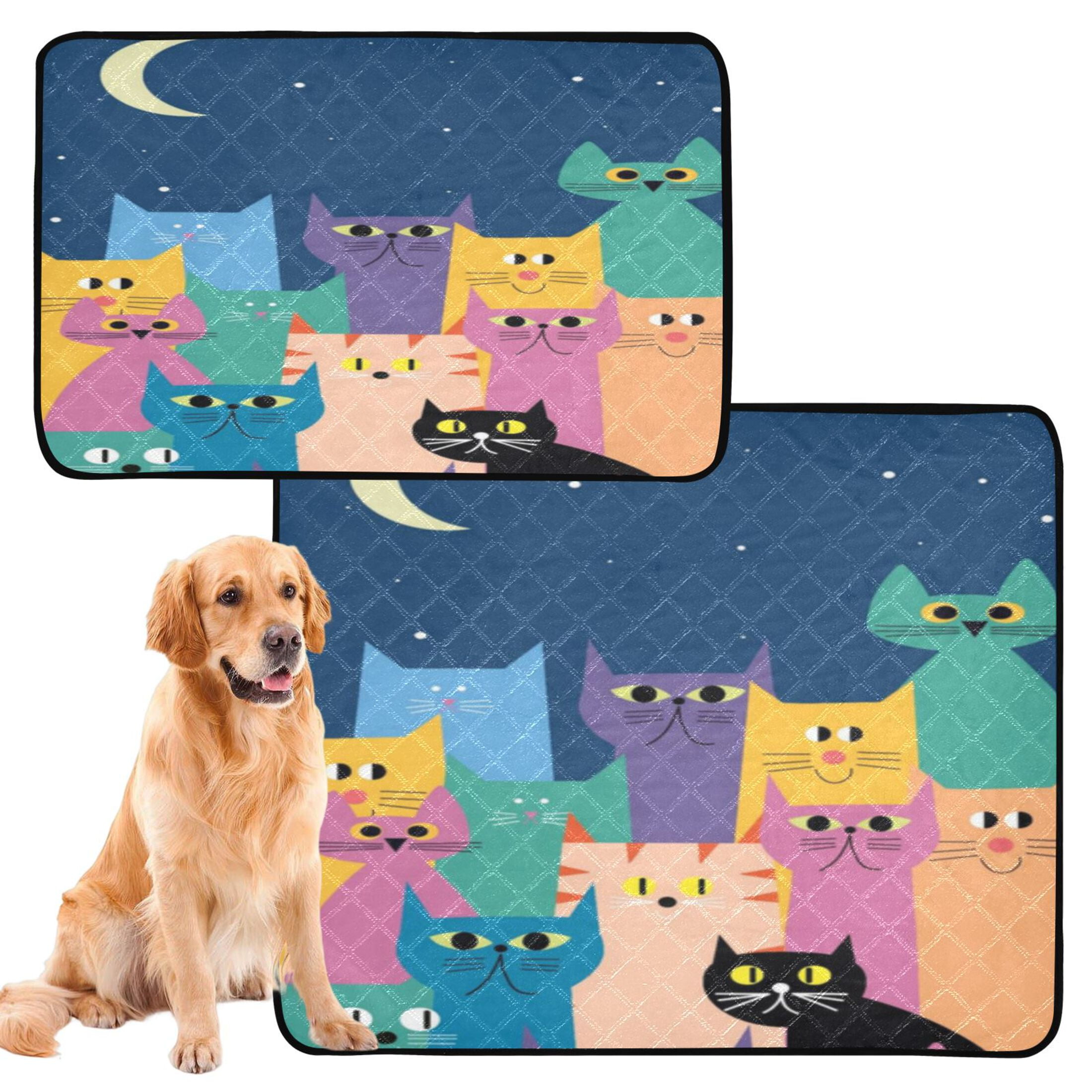 Waterproof Dog Cat Pet Mat with Plush Absorbent Surface & Non-Slip ...