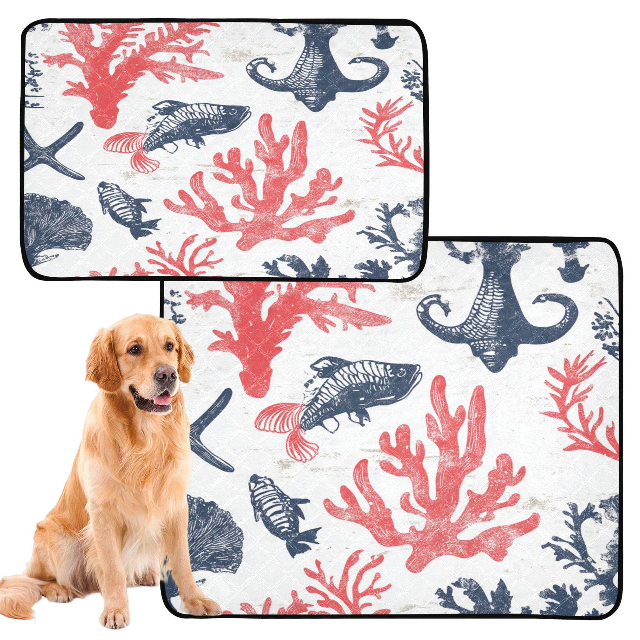 Waterproof Dog Cat Pet Mat with Plush Absorbent Surface & Non-Slip ...