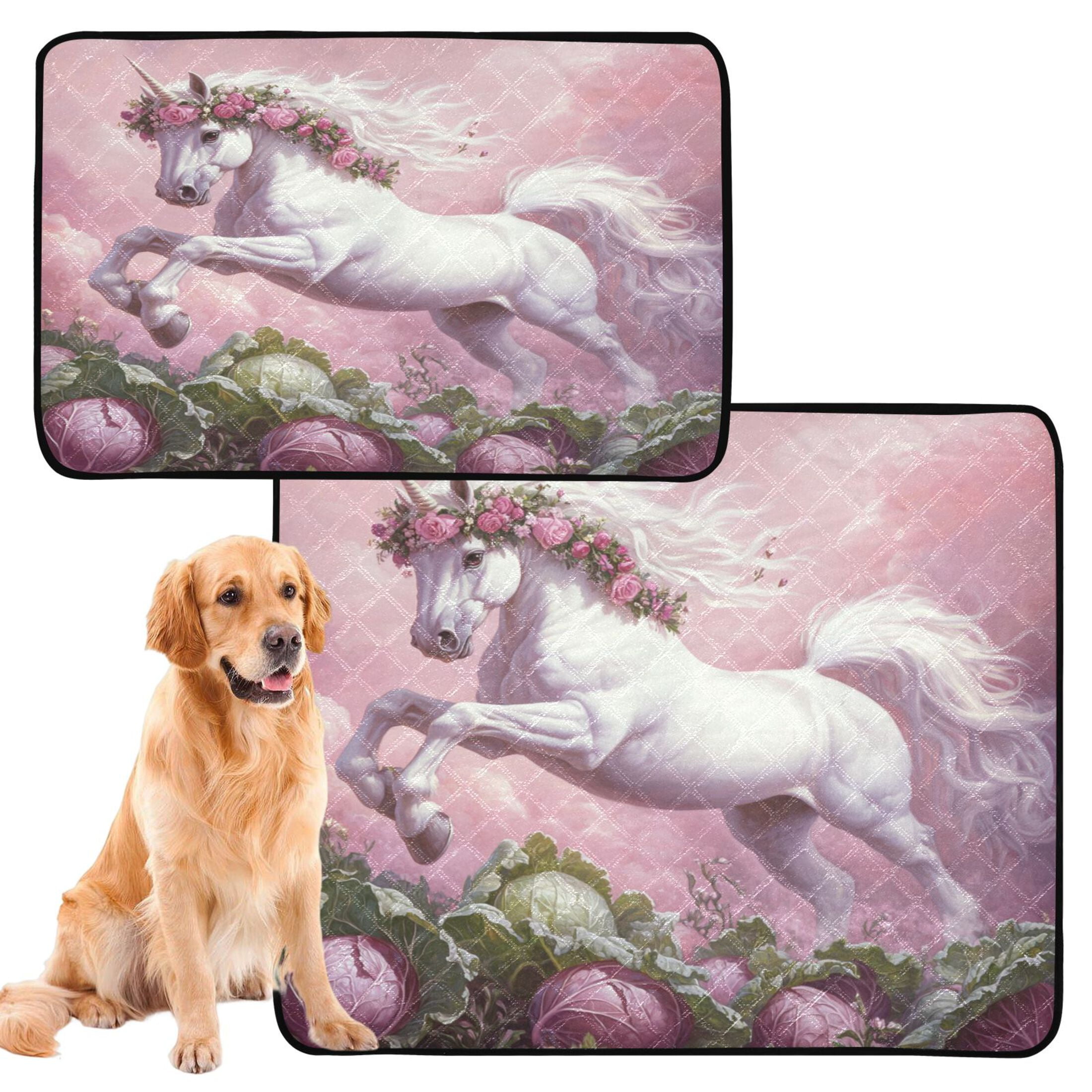 Waterproof Dog Cat Pet Mat with Plush Absorbent Surface & Non-Slip ...