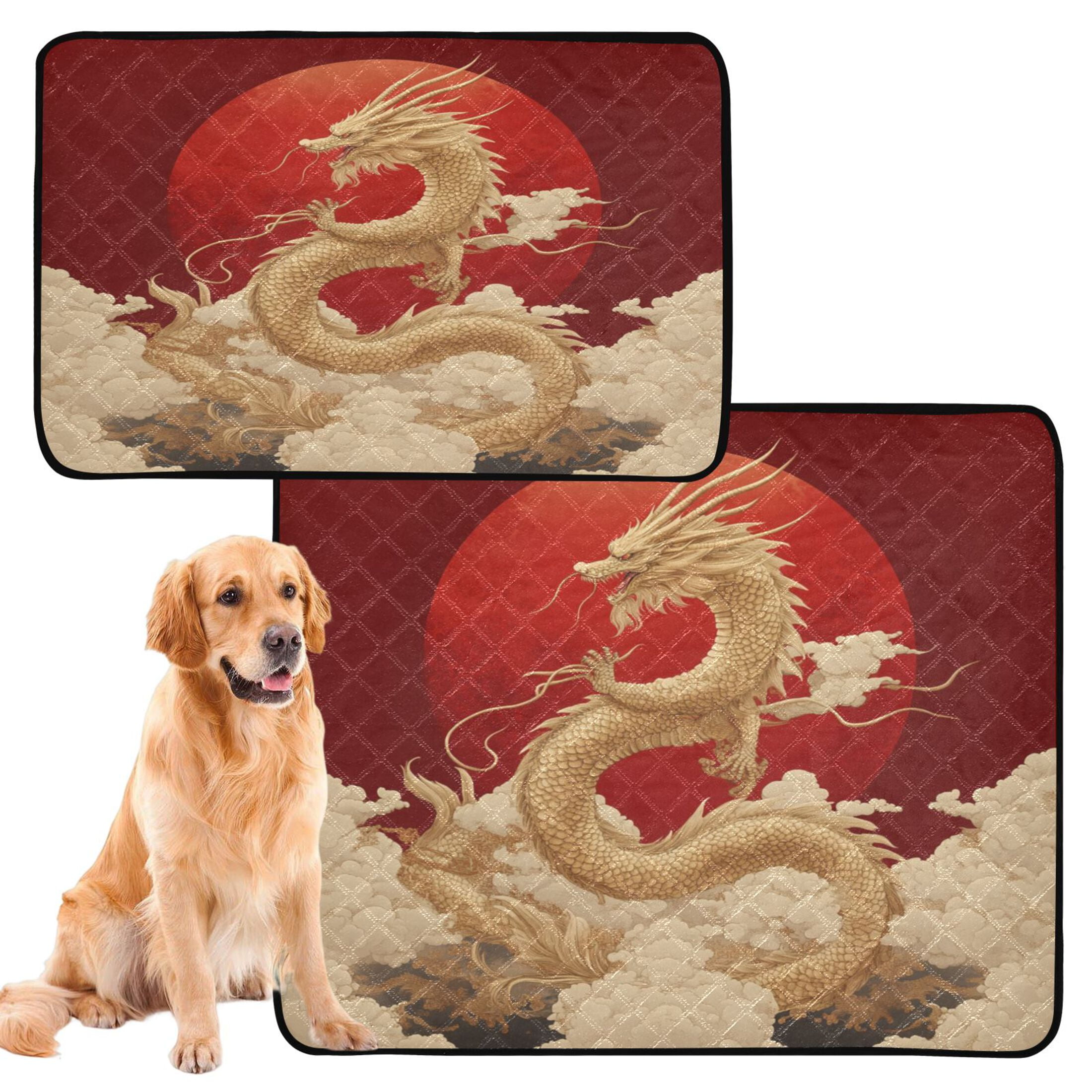 Waterproof Dog Cat Pet Mat with Plush Absorbent Surface & Non-Slip ...