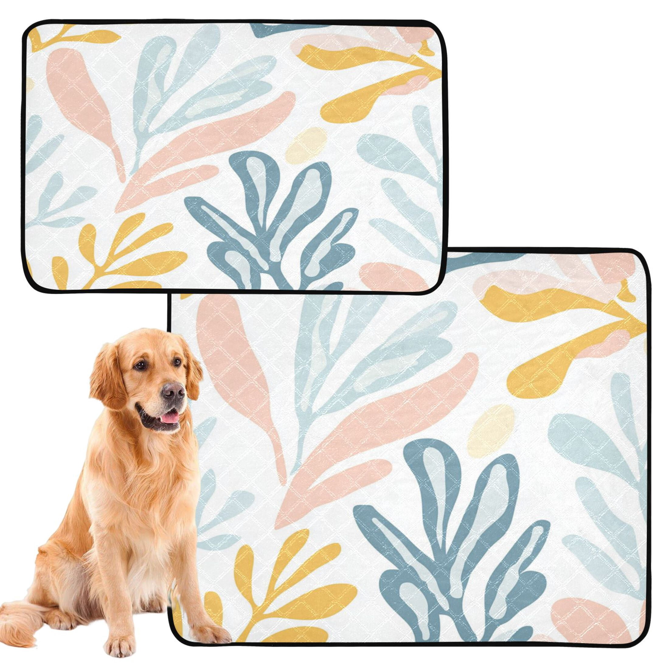 Waterproof Dog Cat Pet Mat with Plush Absorbent Surface & Non-Slip ...