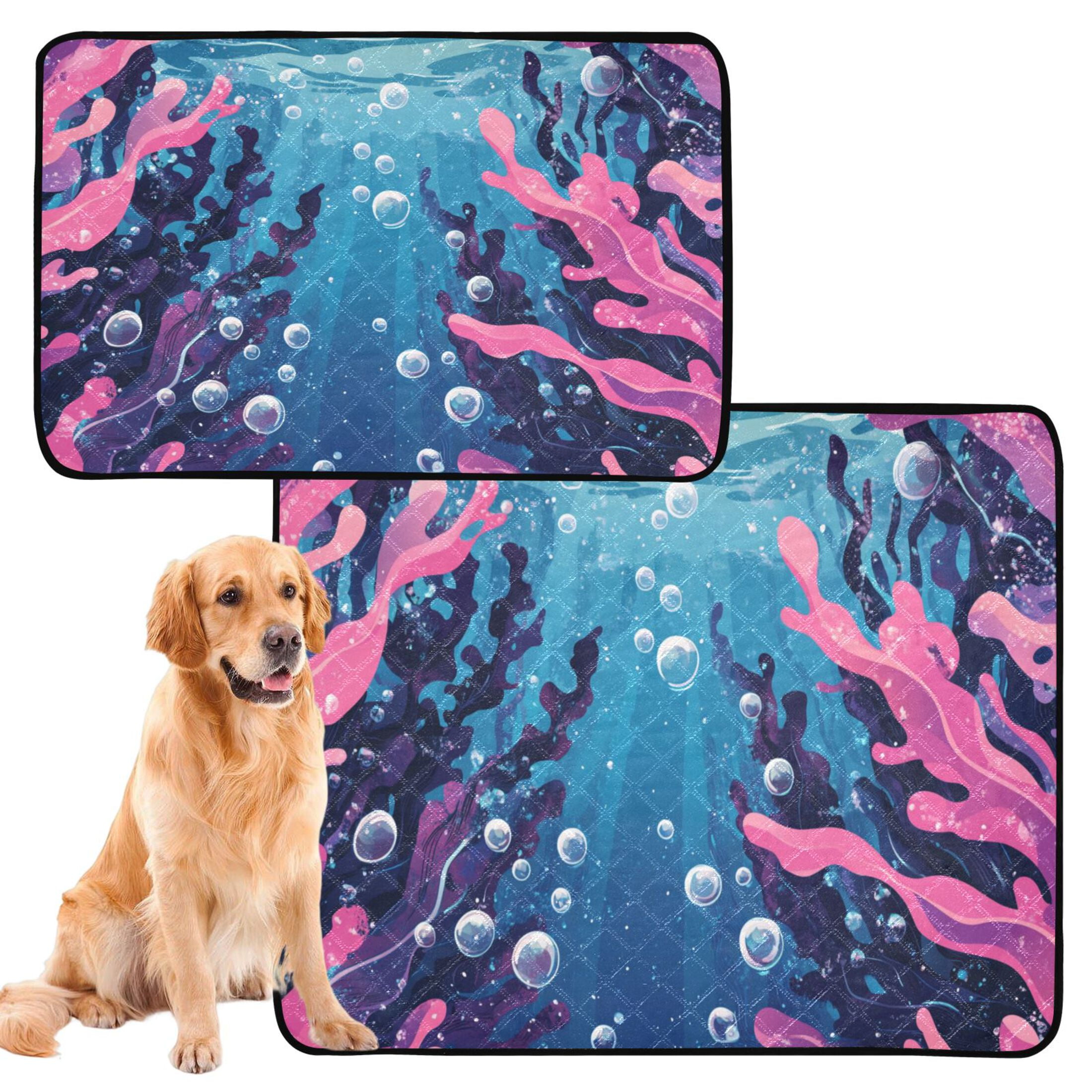Waterproof Dog Cat Pet Mat with Plush Absorbent Surface & Non-Slip ...