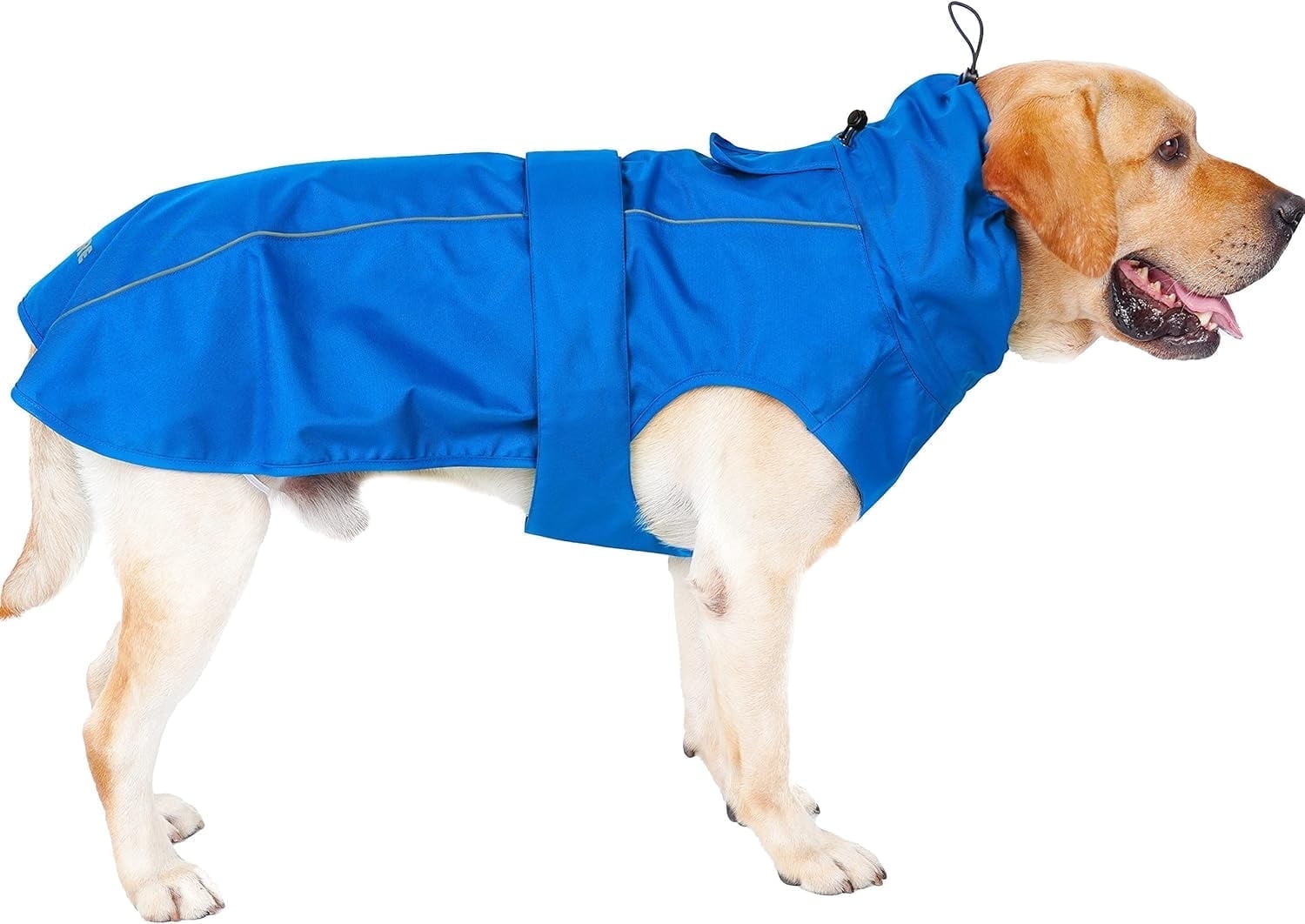 Waterproof Dog Raincoat with Reflective Strip, Lightweight Pet Rain ...