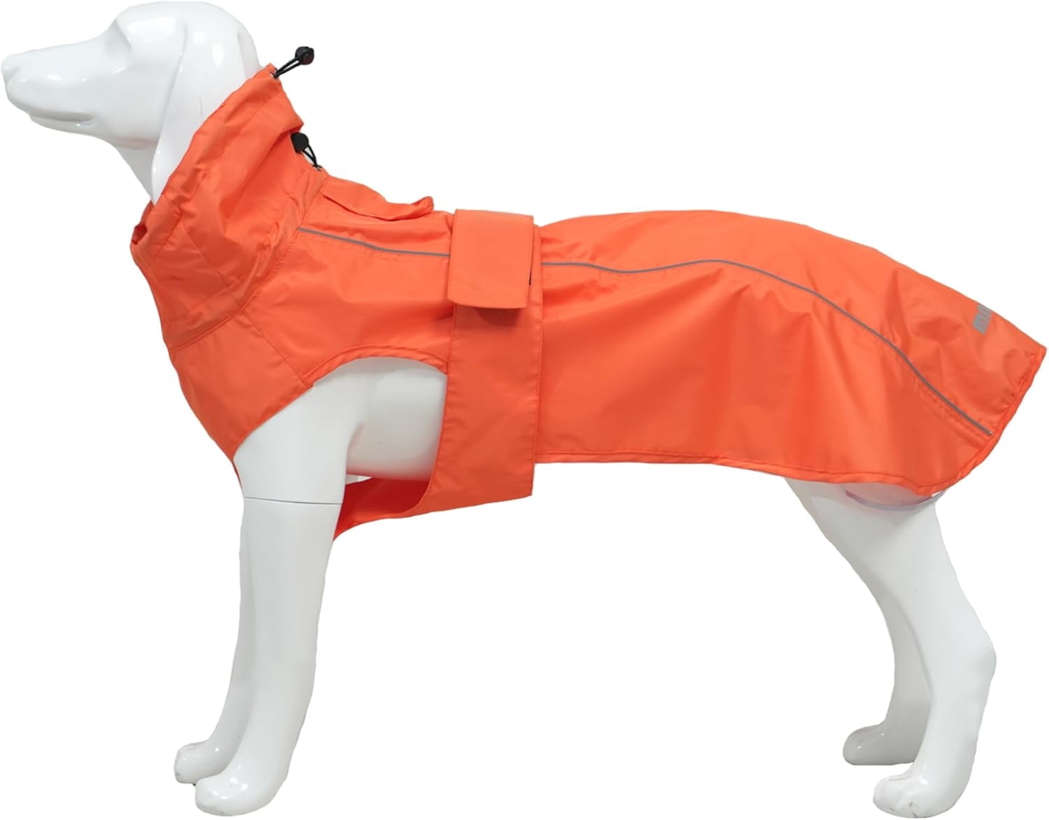 Waterproof Dog Raincoat with Reflective Strip, Lightweight Pet Rain ...