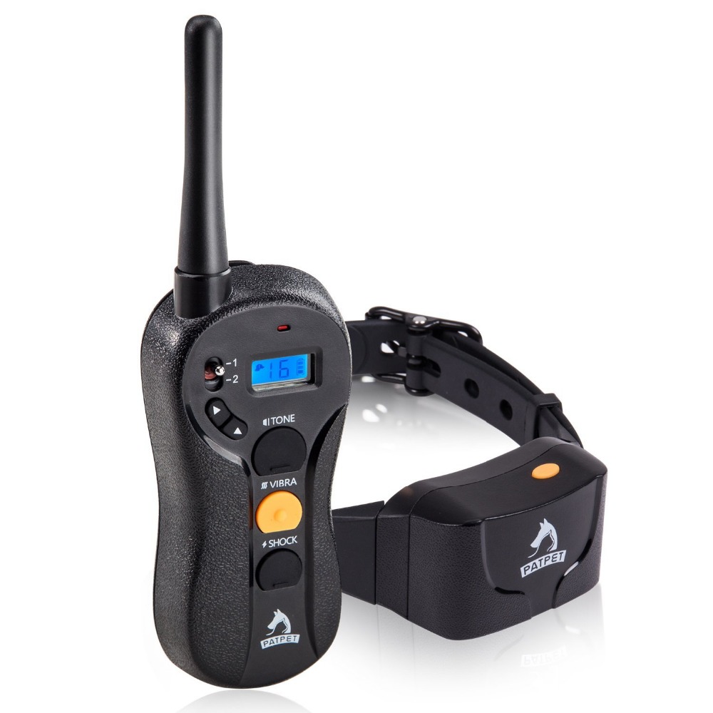 Waterproof Dog Training Collar Remote Controlled 1960ft Blind Operation ...