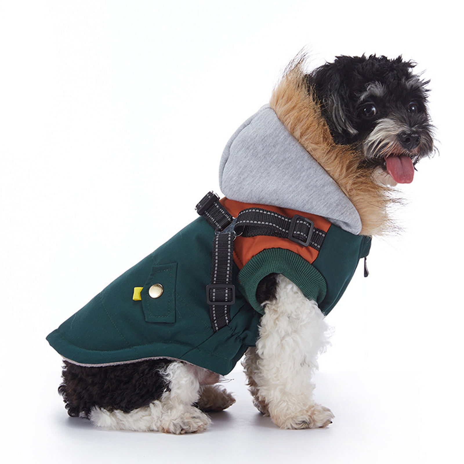 Waterproof Dog Winter Jackets with Fleece Lining and Safe Reflective ...