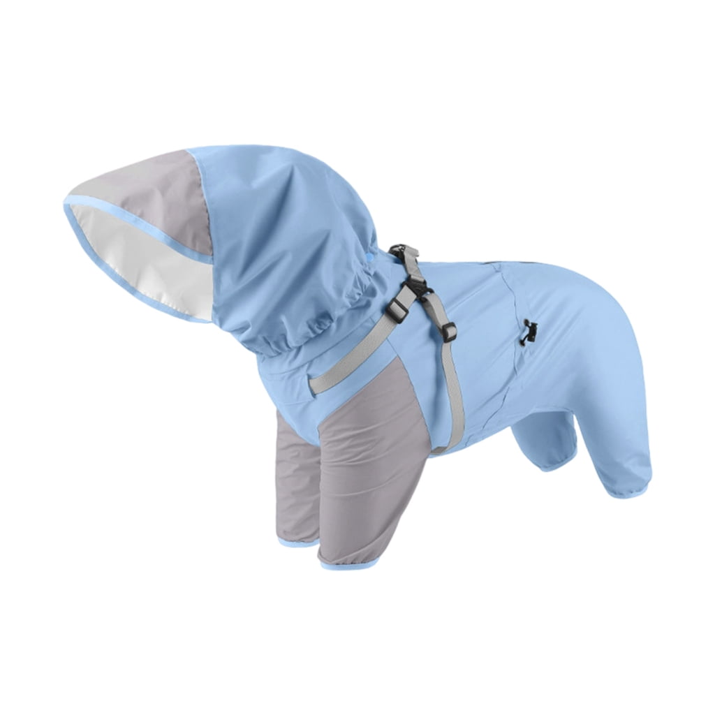 Waterproof Dog With Removable Hoods Elastic Cuffs For Small to Large ...