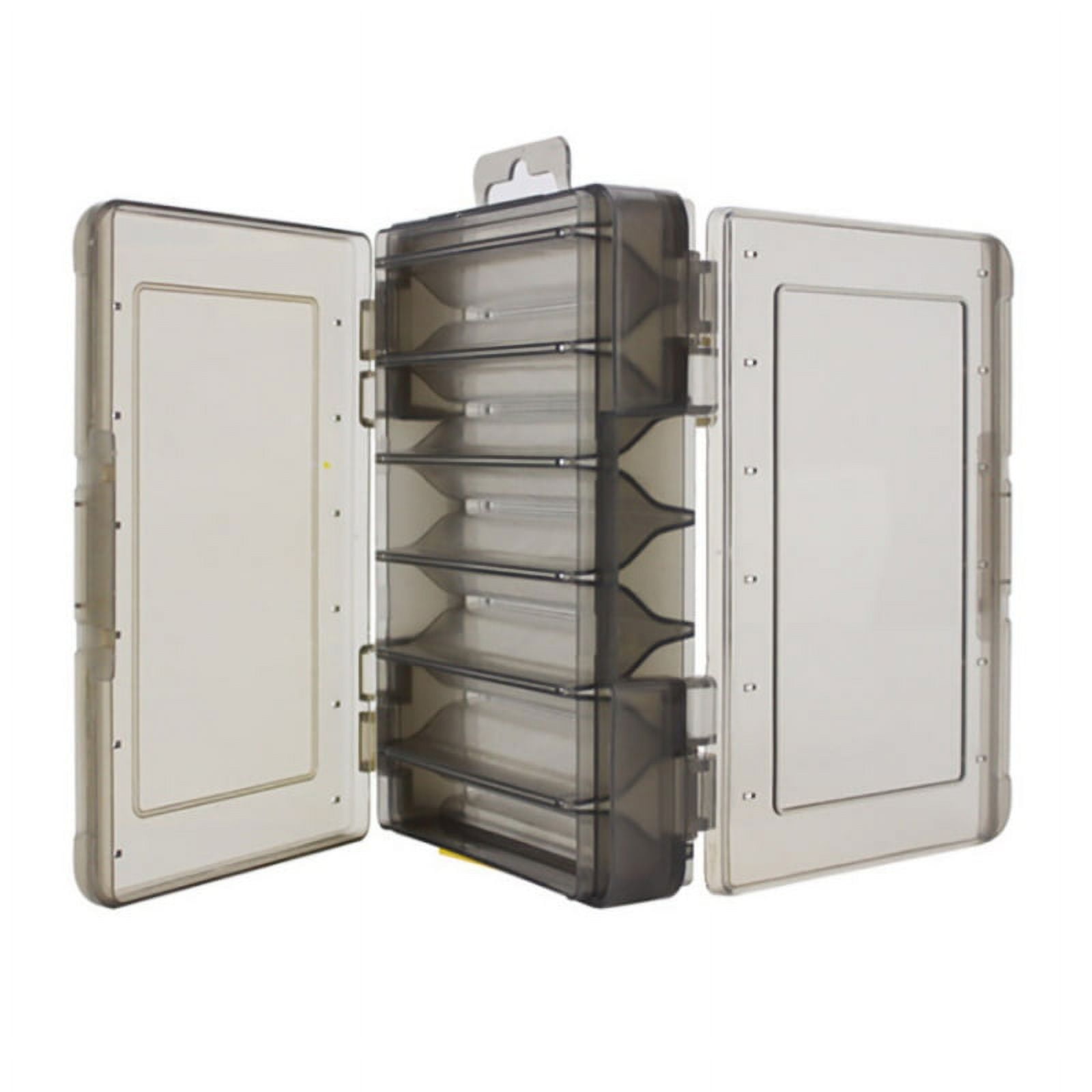 Waterproof Double-decker Fishing Lure Boxes 2-sided Portable Bait ...
