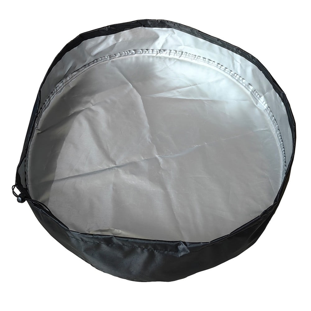 Waterproof Drum Lid for 55 Gallon Barrels Silver Coated Oxford Cloth ...