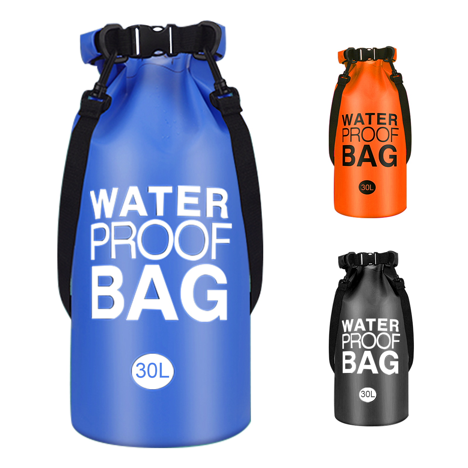 Wholefire 30L Dry Bag Waterproof Floating Backpack Heavy Duty Roll Top ...