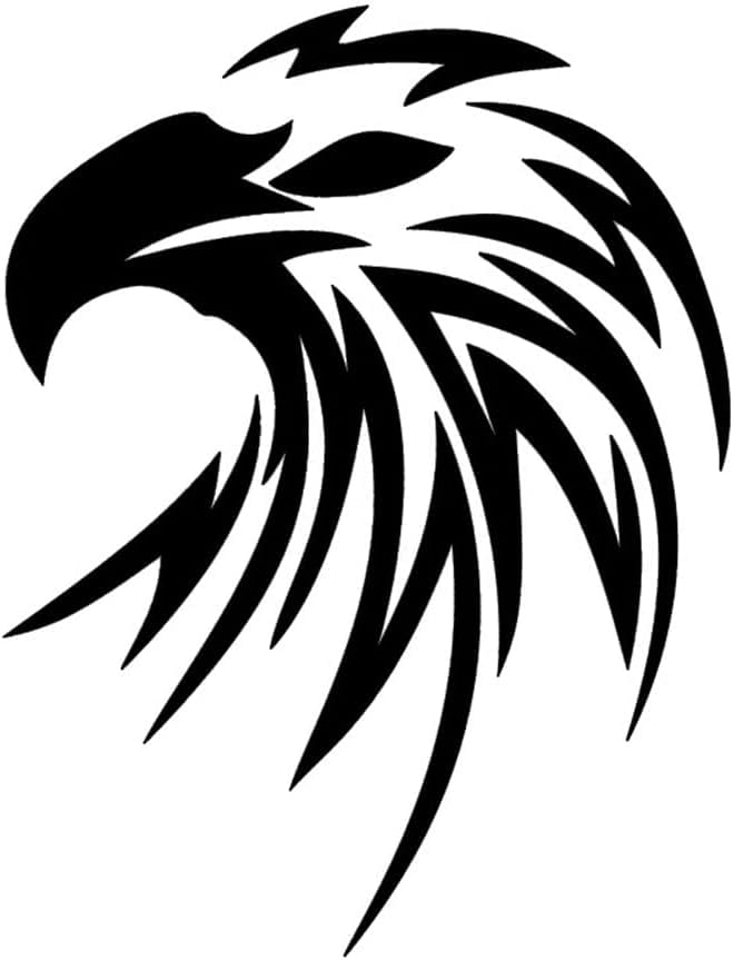 Waterproof Eagle Car Sticker, Sovob 2 Pcs Animal Decal Carved Stickers ...