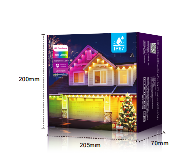 Waterproof Eave Bluetooth Eave Light String LED Eave Lights - Walmart.com