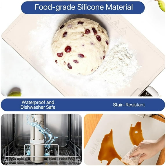 Waterproof Electric Food Warming Mat, Silicone Warming Tray with 17 ...