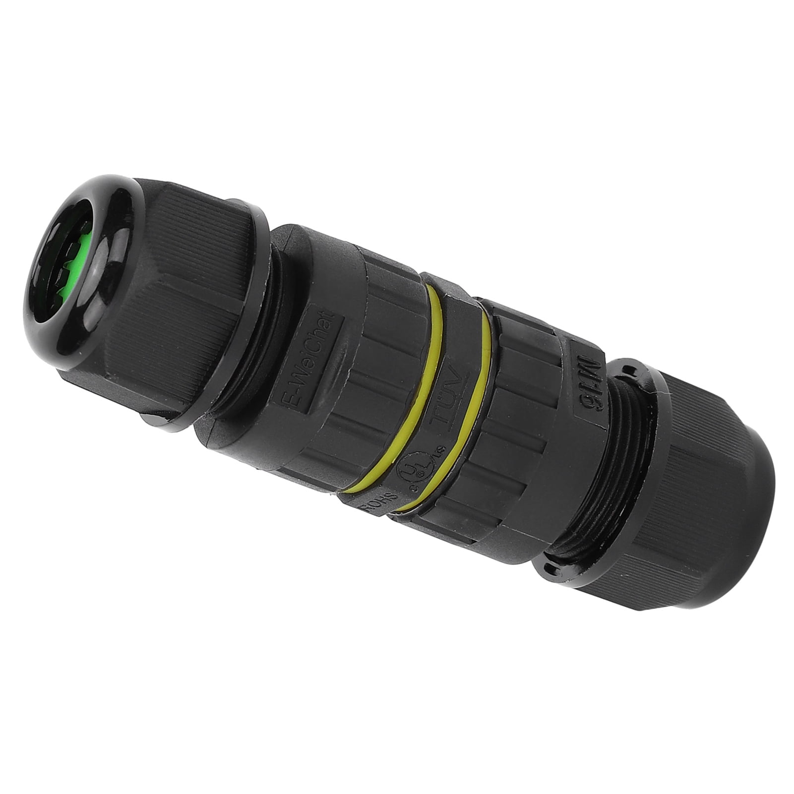 Waterproof Electrical Cable Connector 3-Core Outdoor Wire Joint M16-3P ...