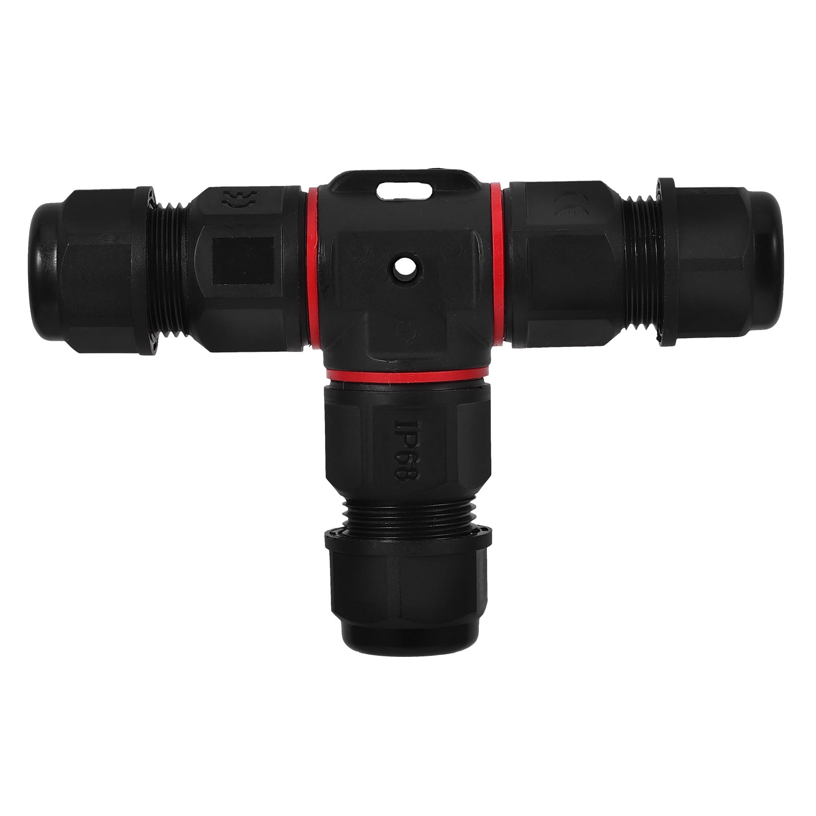 KALLORY Black ABS Waterproof Wire Connection Box 3 Pin Junction Box for ...