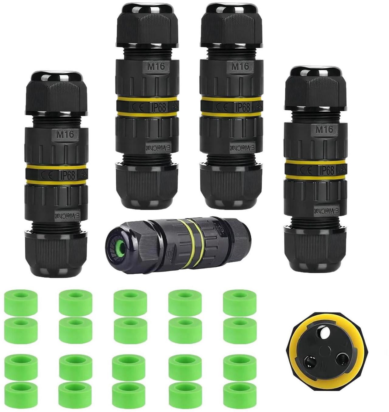 Waterproof Electrical connectors,Junction Box m16 2 pin Waterproof ...