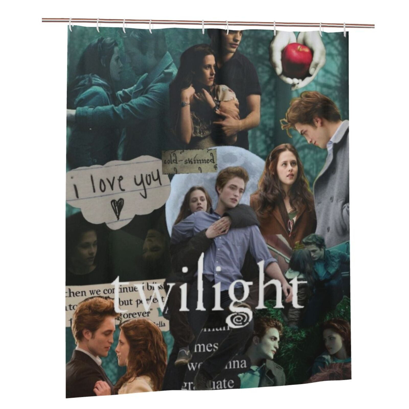 Waterproof Fabric Shower Curtain Liner, Twilight Saga Covered Bathtub ...
