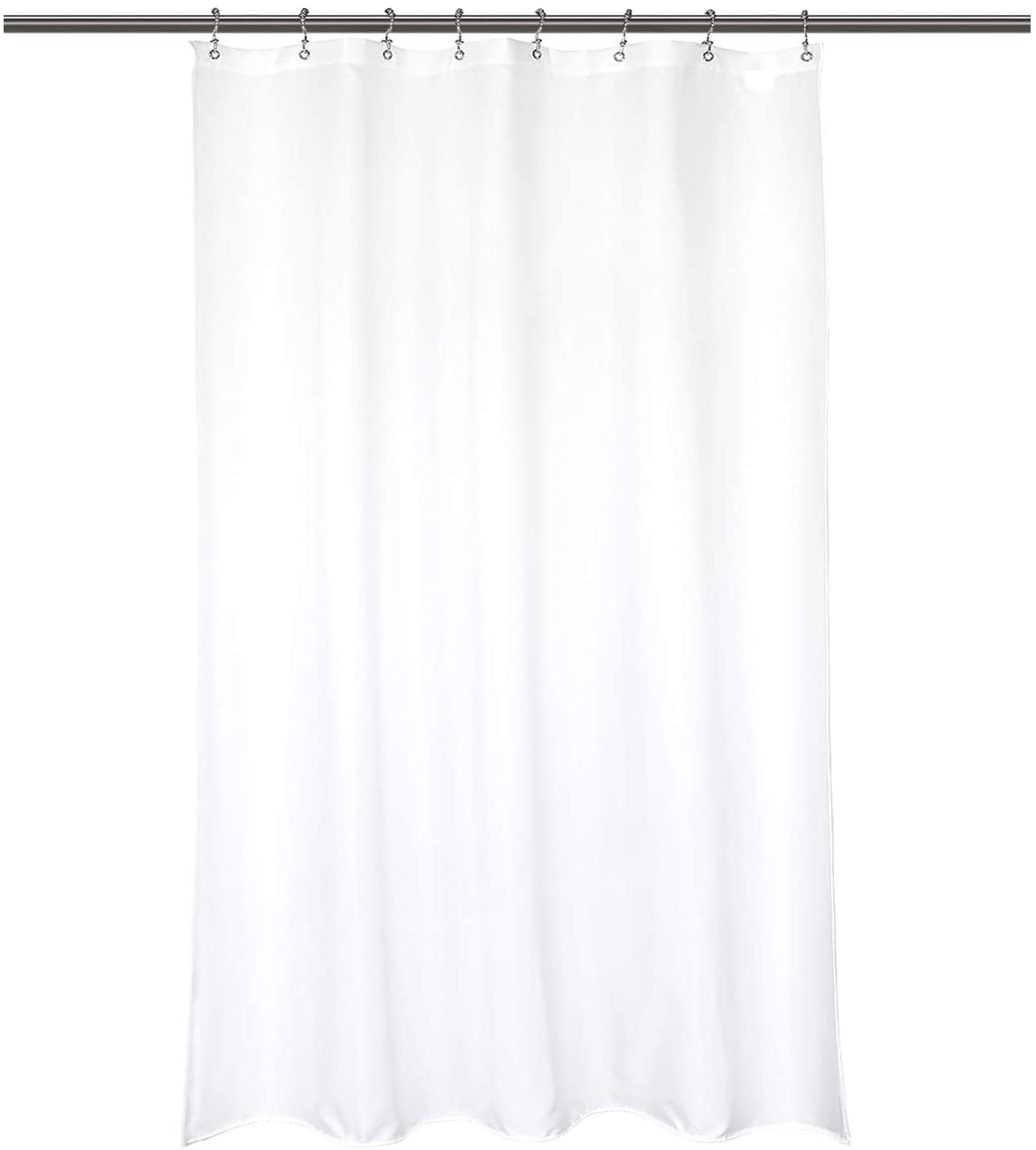 Waterproof Fabric Stall Shower Curtain Liner Microfiber 48 W X 72 H