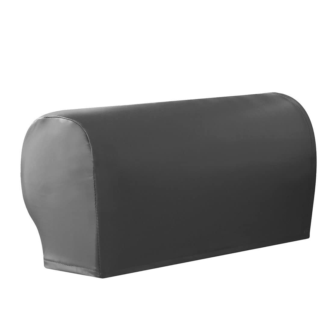 Waterproof Faux Pu Leather Armrest Covers Vintage Stretch Arm Covers ...