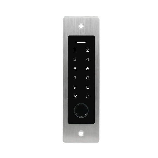 Waterproof Fingerprint Metal Access Control Keypad RFID125Khz Embedded ...