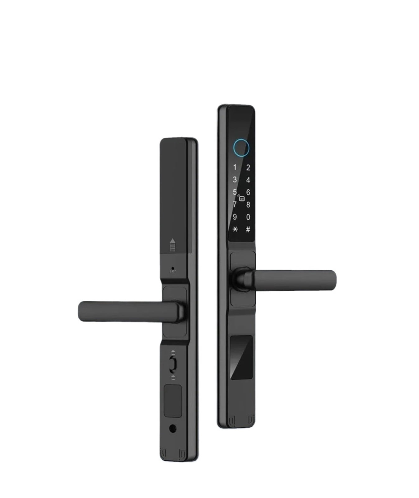 Waterproof Fingerprint RFID Lock For Outdoor Indoor Pull Push Sliding ...