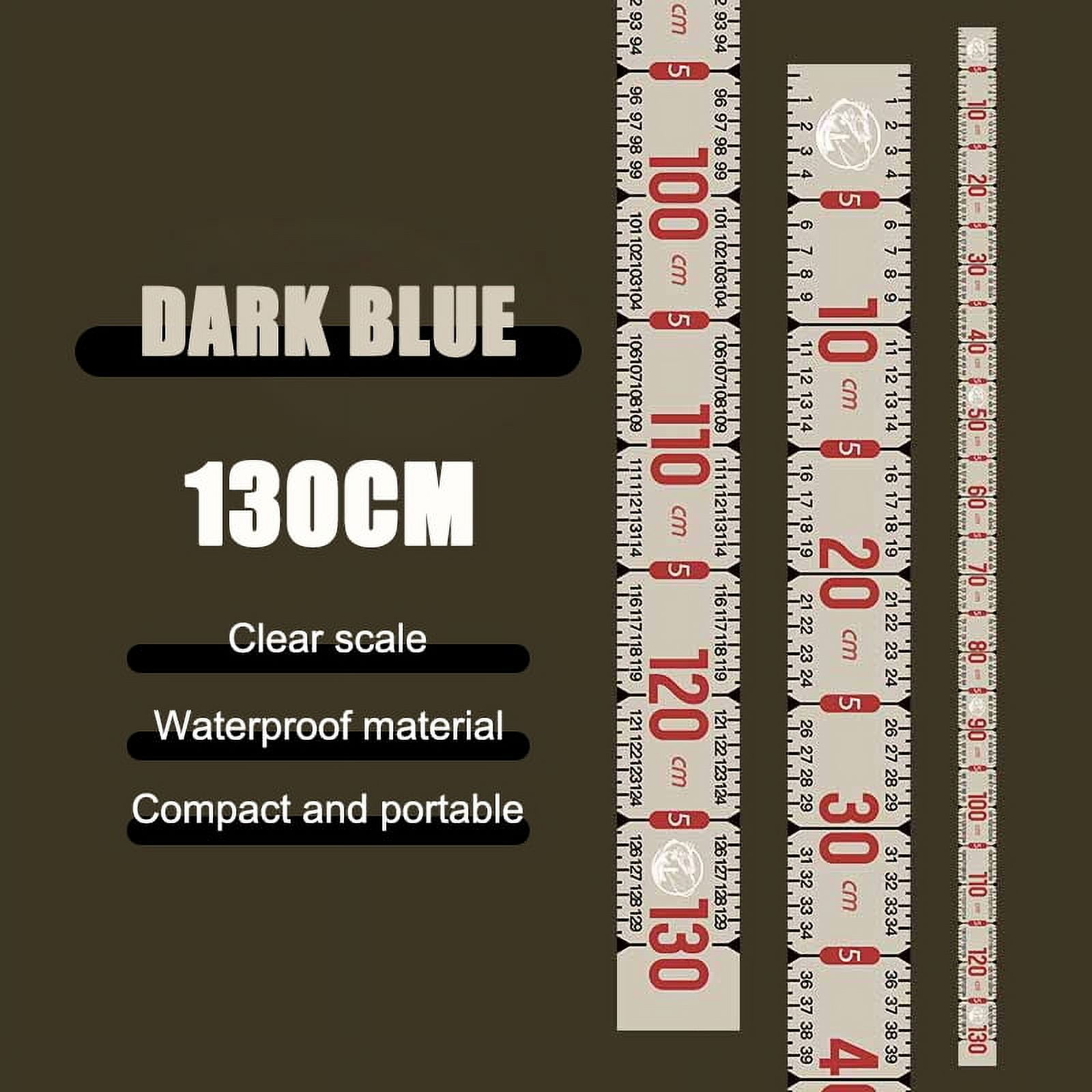 Waterproof Fish Measuring Ruler 130cm Foldable Fishing Measuring Tape ...