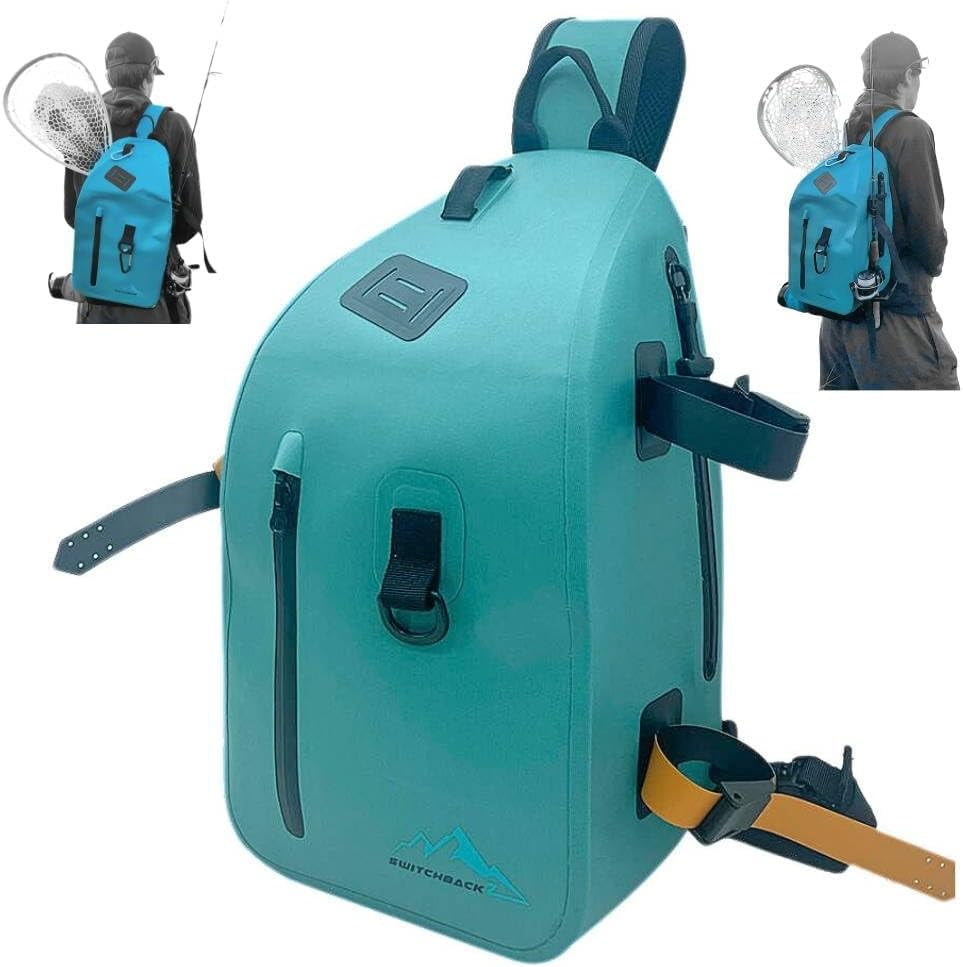 Waterproof Fishing Backpack with Rod Holder | Submersible Main ...