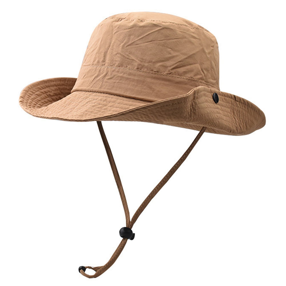 Waterproof Fishing Hat Safari Cap Wide Brim Sun Hat Bucket Cap for ...