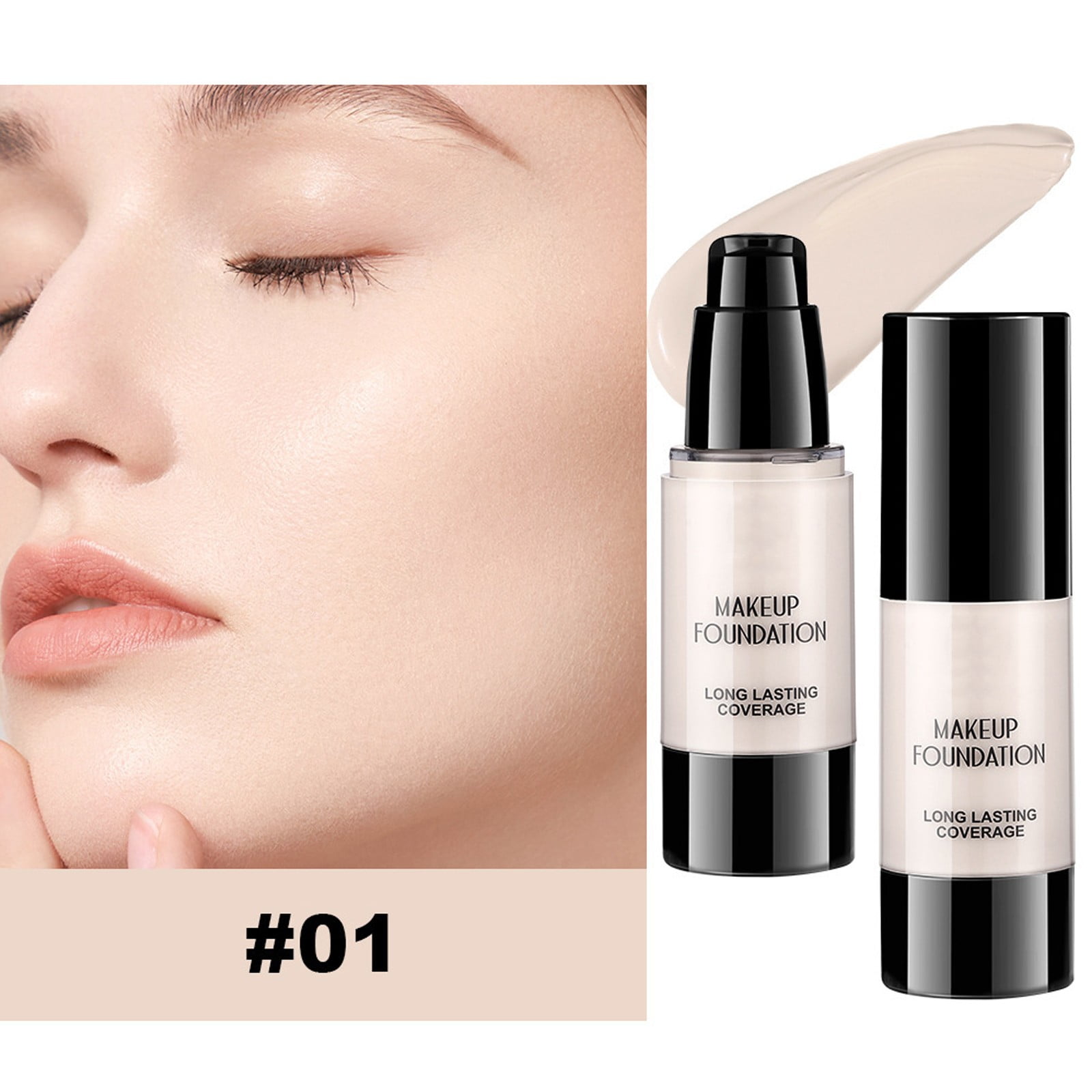 Waterproof Flawless Finish Foundation,Improves Uneven Skin Tone ...
