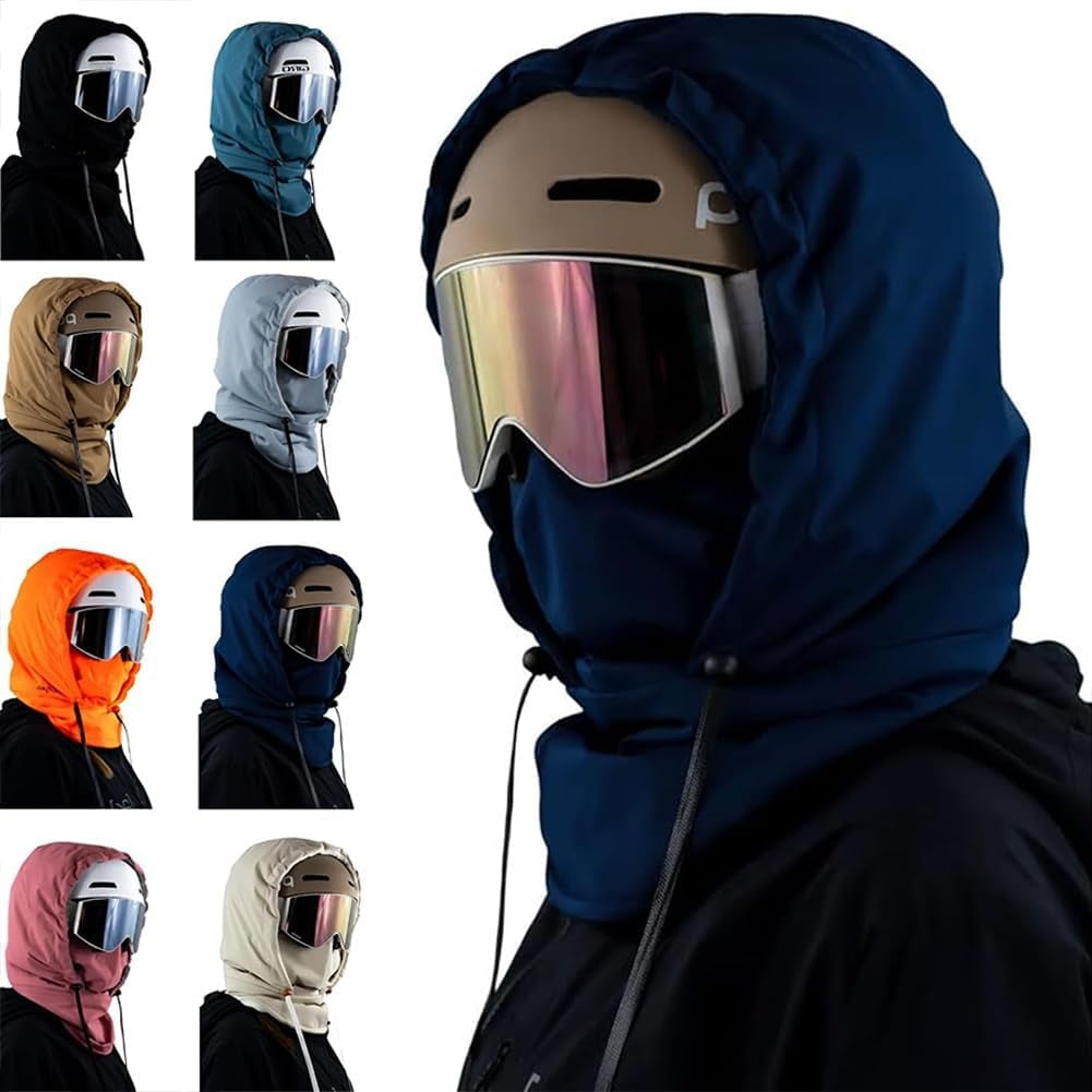 Waterproof Fleece Lined Hood, 3-in-1 Balaclava Design With Ski Mask For ...