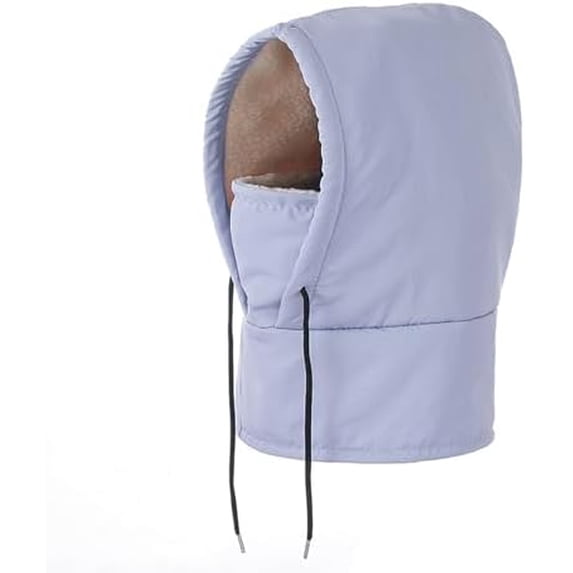 Waterproof Fleece-Lined Hood, Winter Ski Mask Hood Hat Women Men ...