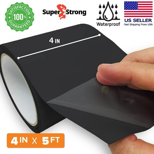 Waterproof Flex Rubberized Tape 4" X 5Ft Heavy Duty Leak Repair Seal ...