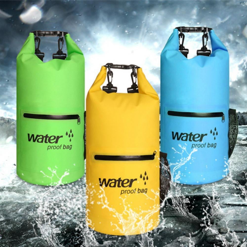 Waterproof Floating Dry Bag with Exterior Zippered Pocket | for ...