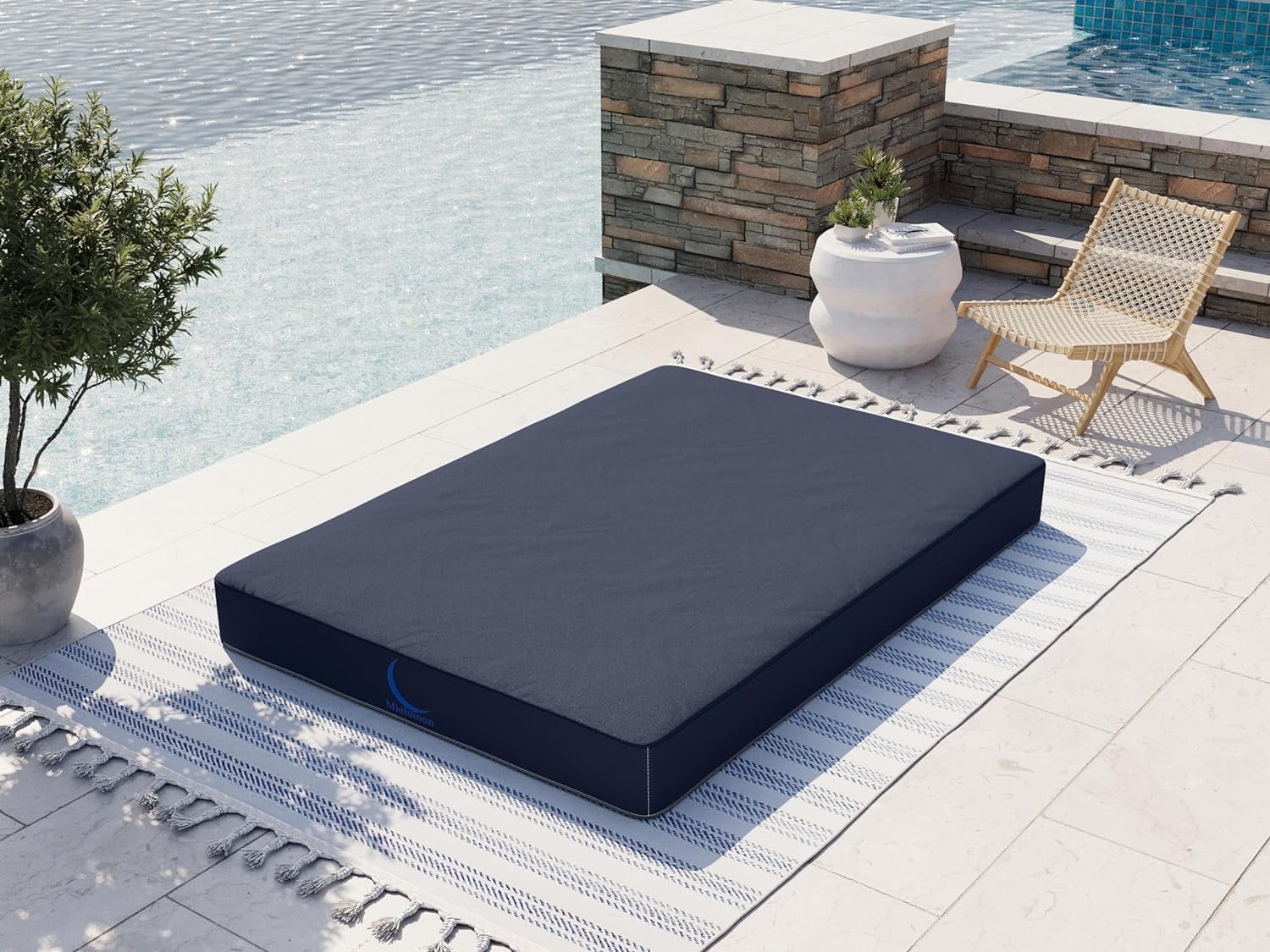 " Waterproof Foam Mattress, Size 60x80, Plush Supportive Design for ...