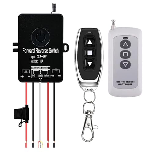 Waterproof Forward Reverse Remote Control Switch up to 168 FT,DC 5V to ...