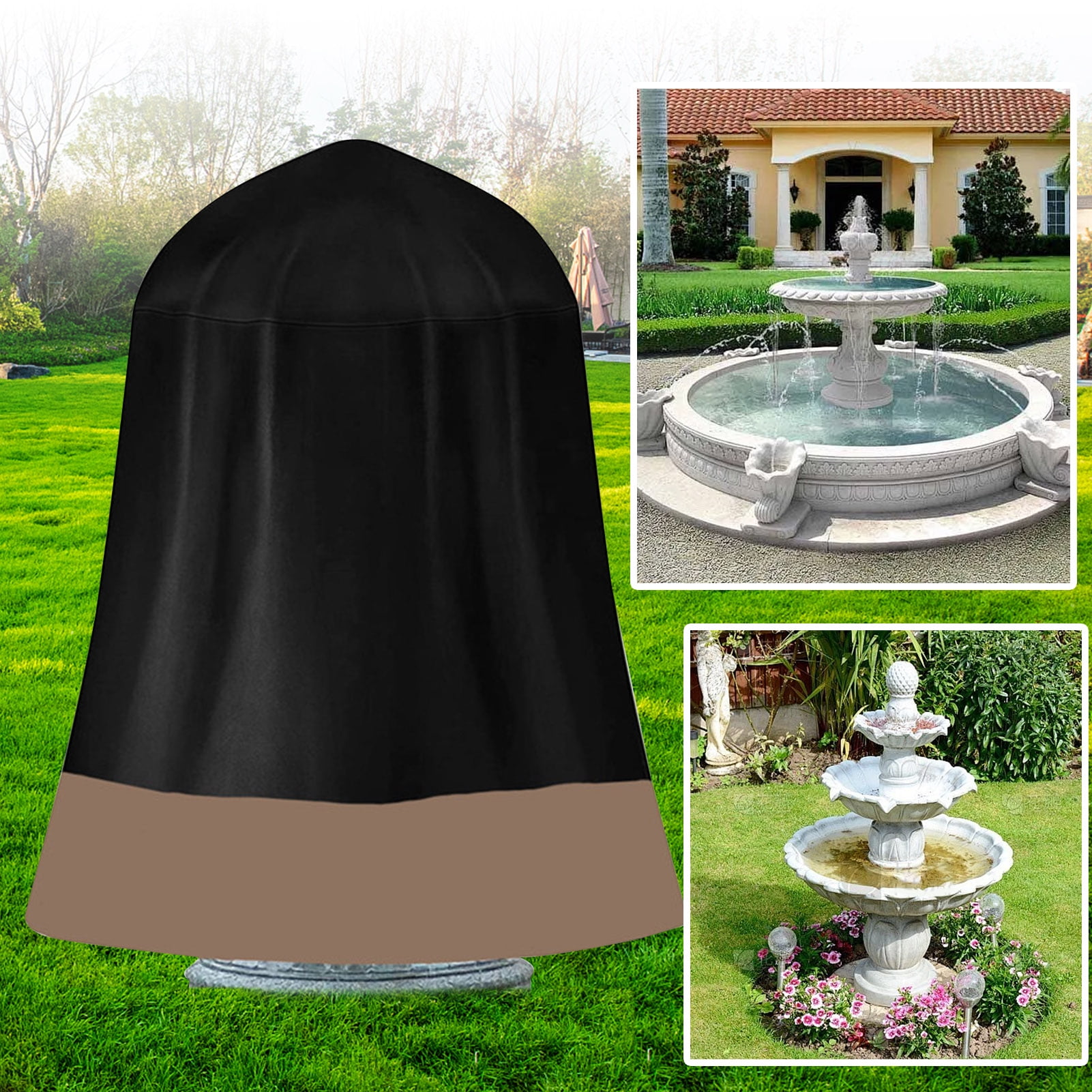 Waterproof Fountain Protector with Drawstring Simple Installation ...
