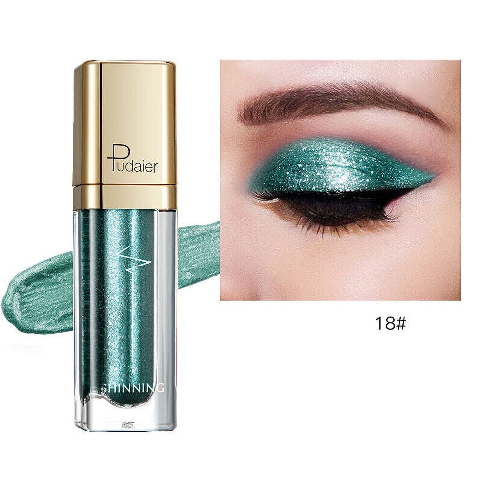 Waterproof Glitter Pigments Metalic Gel EyeShadow Cream Liquid ...