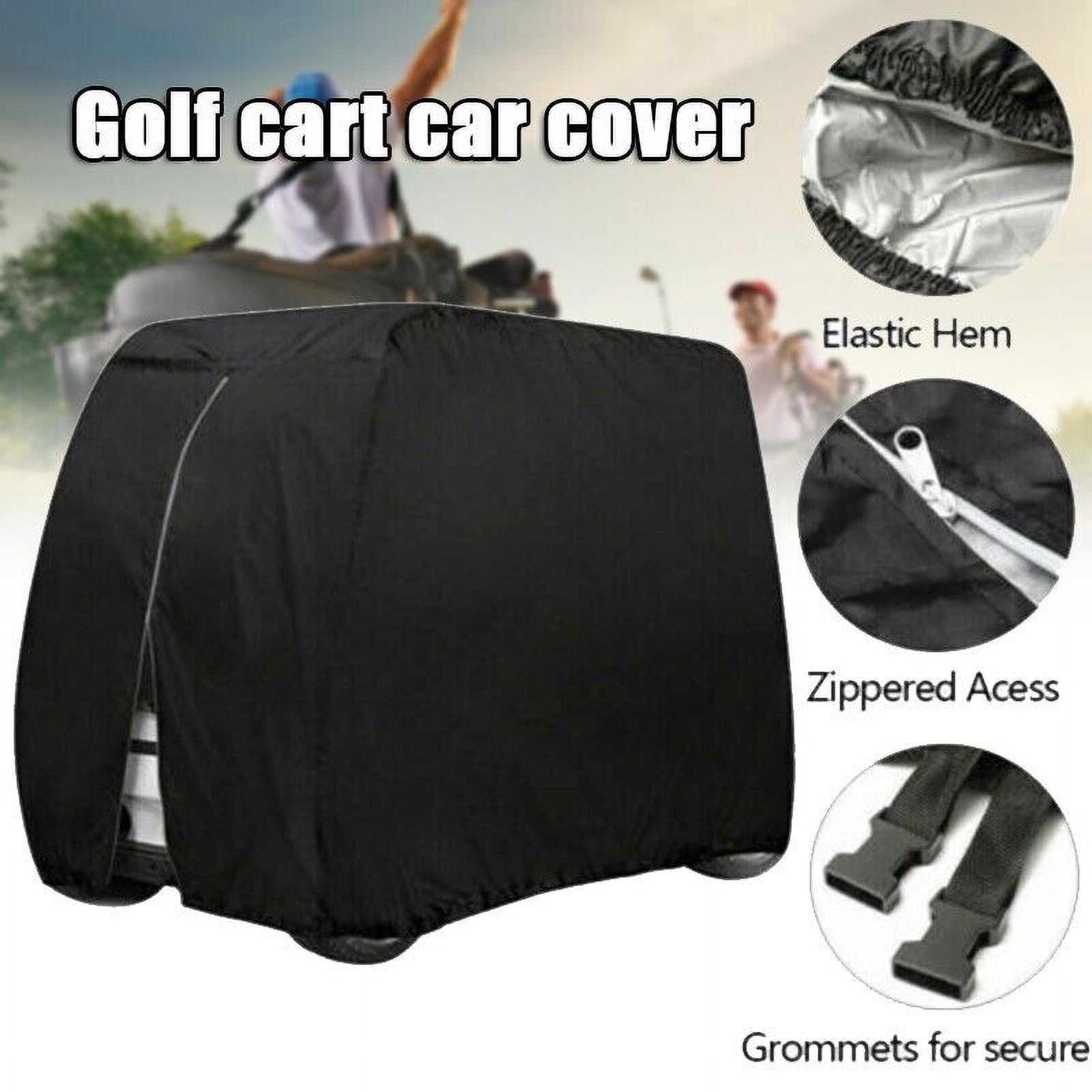 Waterproof Golf Cart Cover Zipper 4 Passenger EZ GO Club Car Yamaha ...