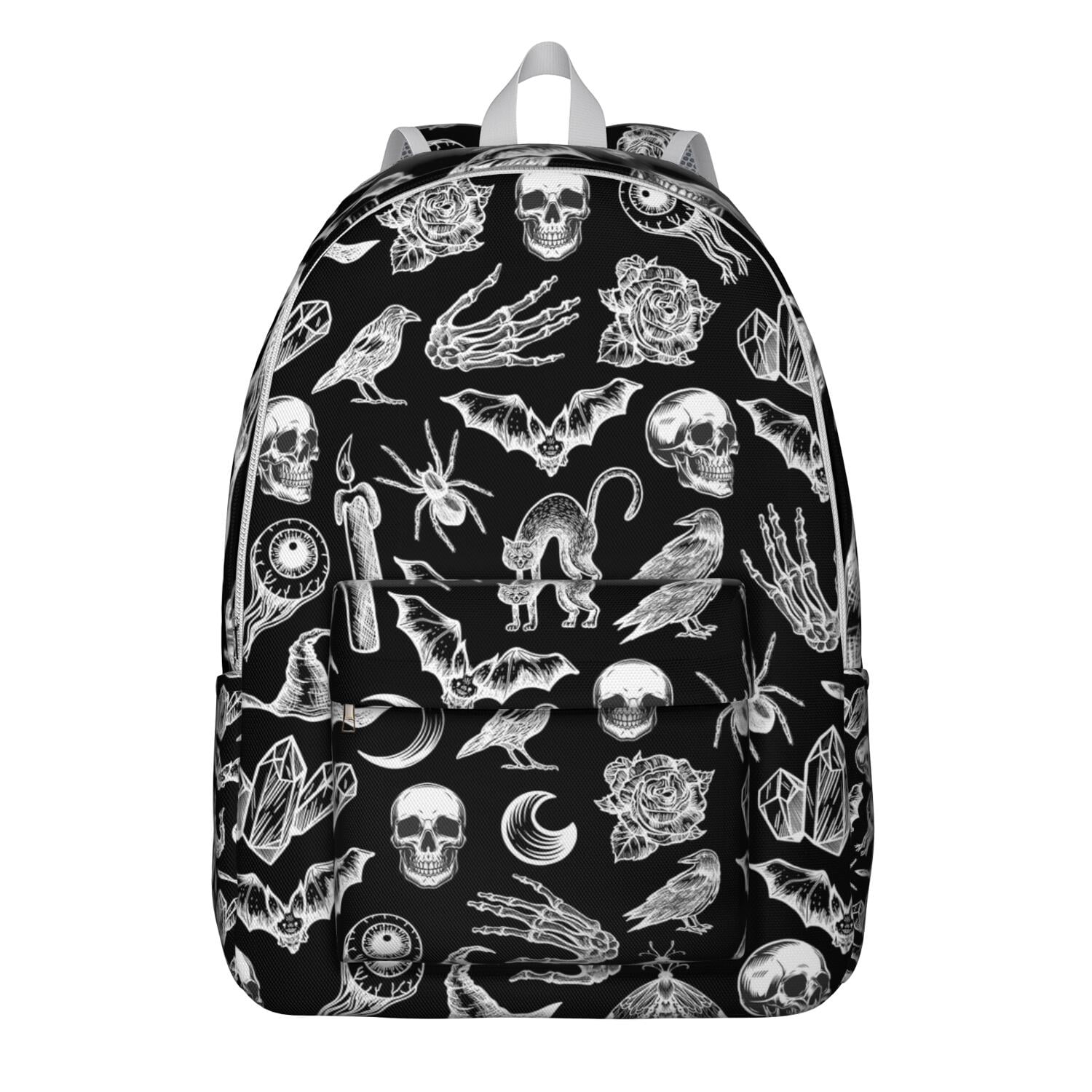 Waterproof Gothic Astral Backpack, Durable School Bag Featuring Cosmic ...