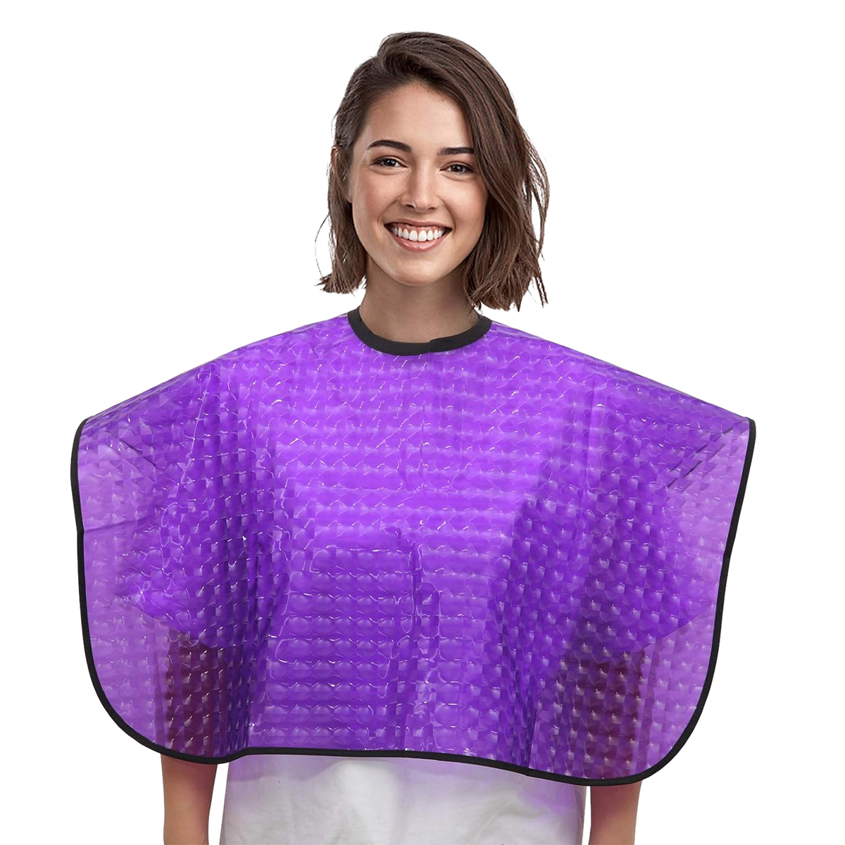 Waterproof Hair Dye Cape,Short Comb-Out Capes for Hair Stylist,Makeup ...