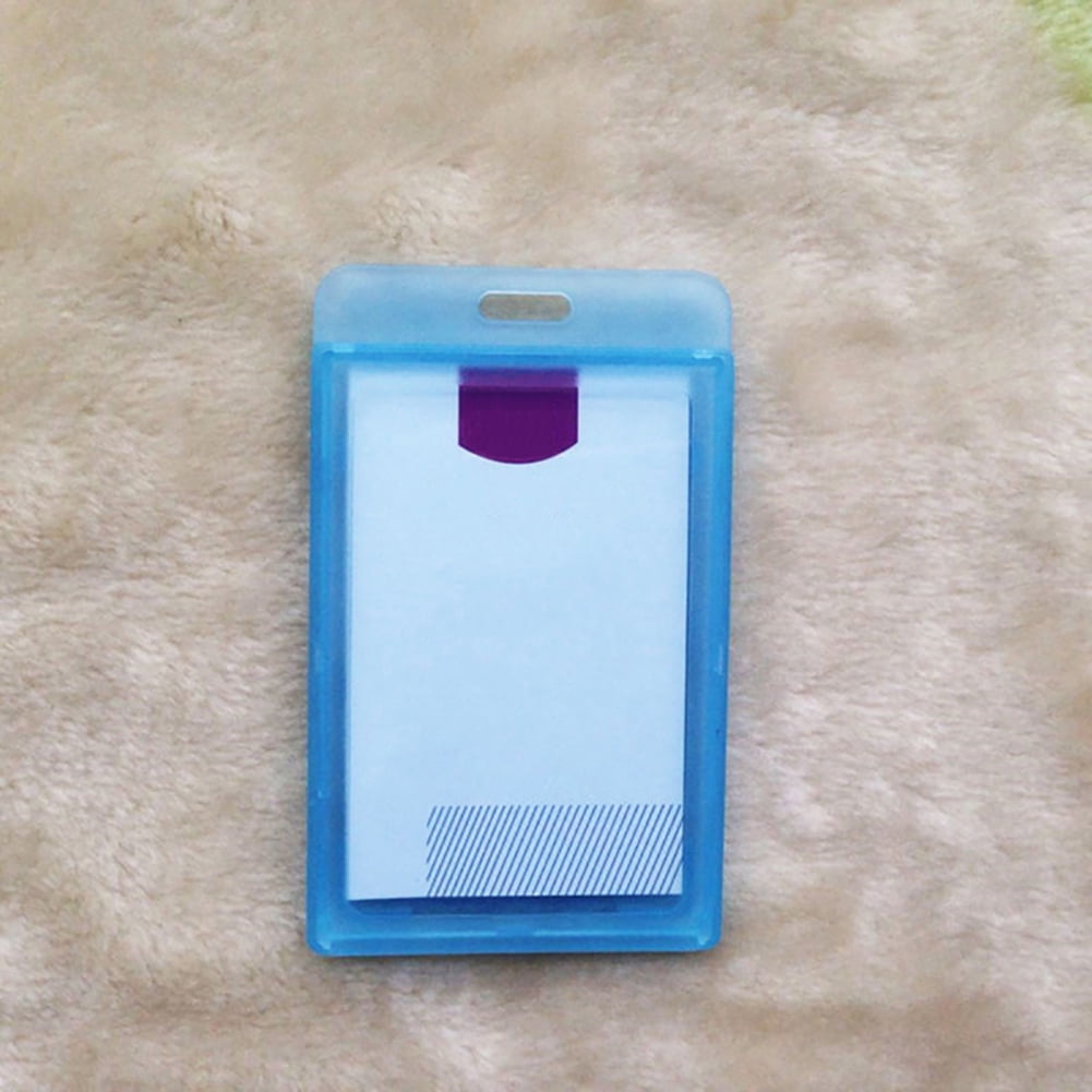 Waterproof Hard Plastic Permit ID Card Badge Employee Name Tag Holder ...