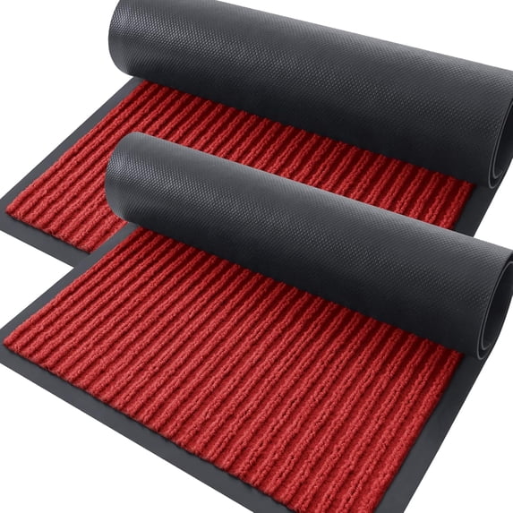 Waterproof Heavy Duty Doormat, 2-Pack 35 x 23 Inch, Front Door Mat ...