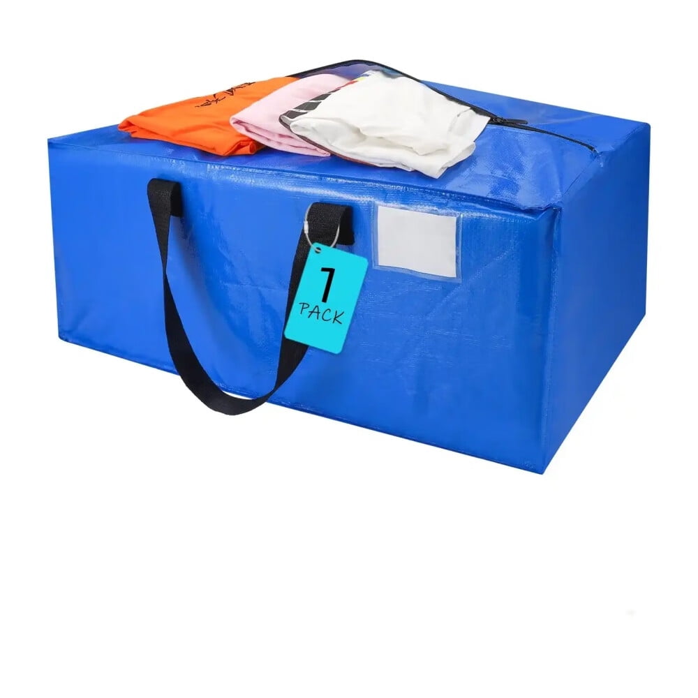 Waterproof Heavy Duty Moving Bags, Blue, 4 Pack - Walmart.com