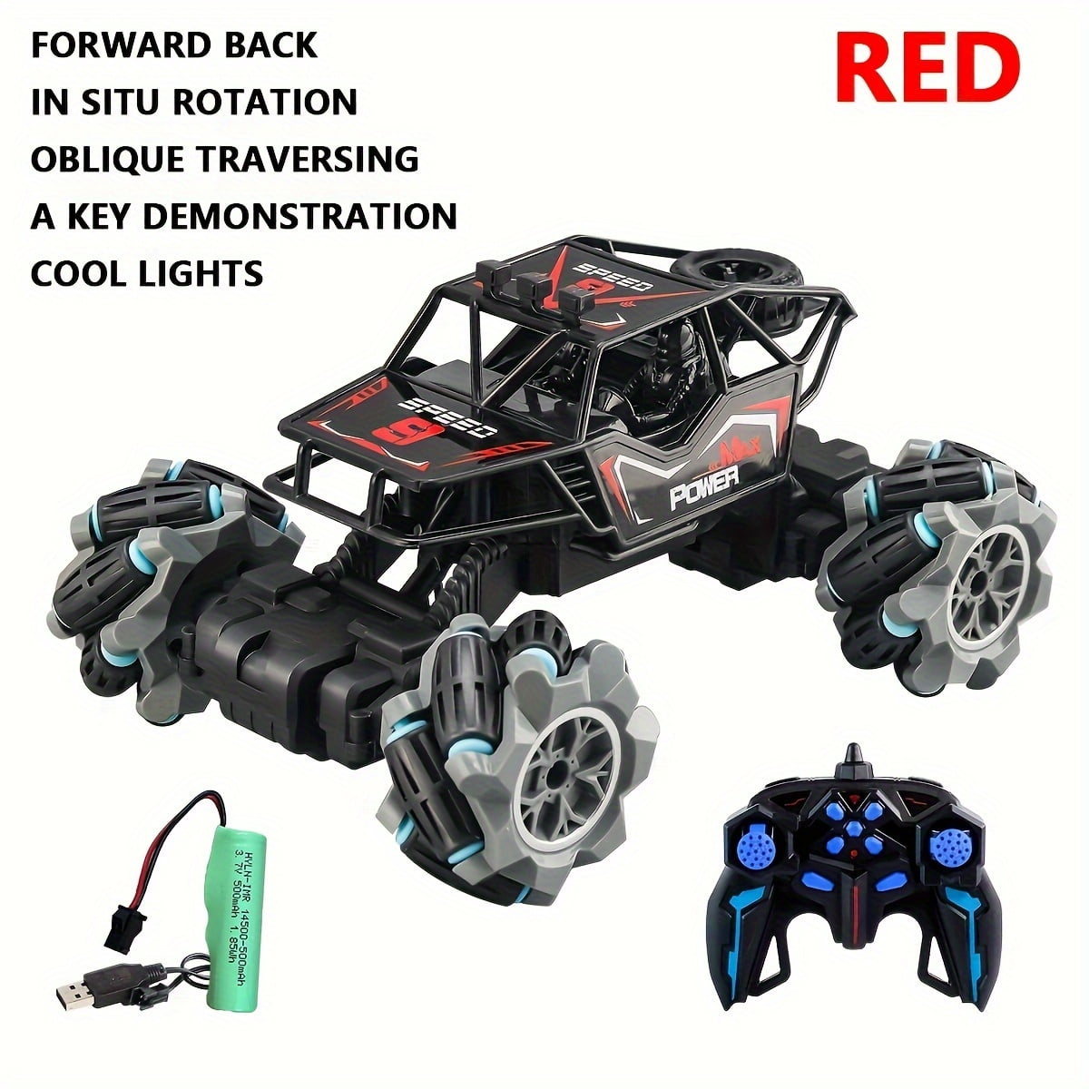 Waterproof Hobby-Grade RC Monster Truck - All Terrain, High-Speed ...
