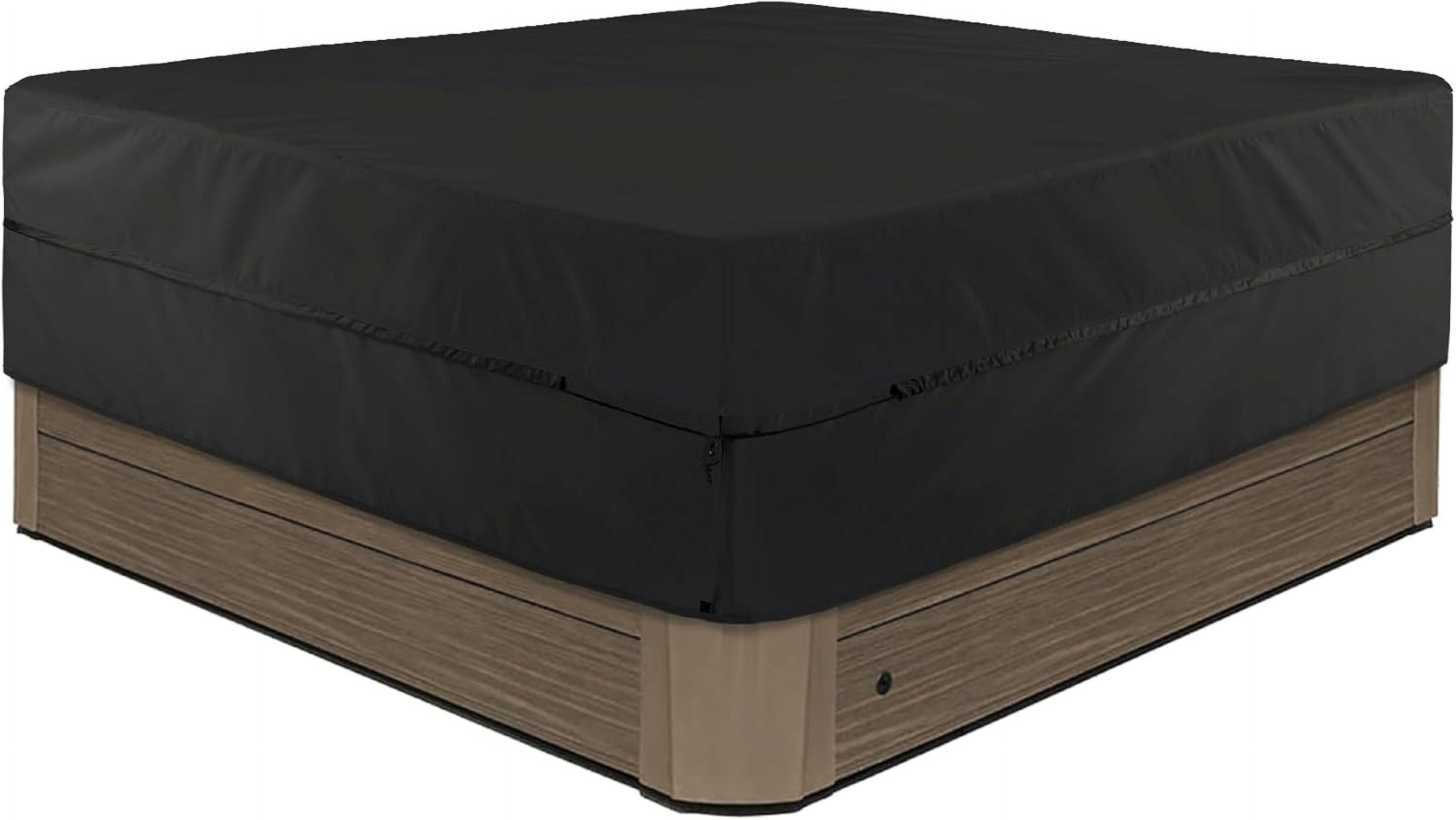 Waterproof Hot Tub Cover for Outdoor Square Spa with Hard Cover ...