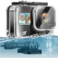 Waterproof Housing Case for GoPro Hero 8 Black, 60M/ 196FT Underwater ...