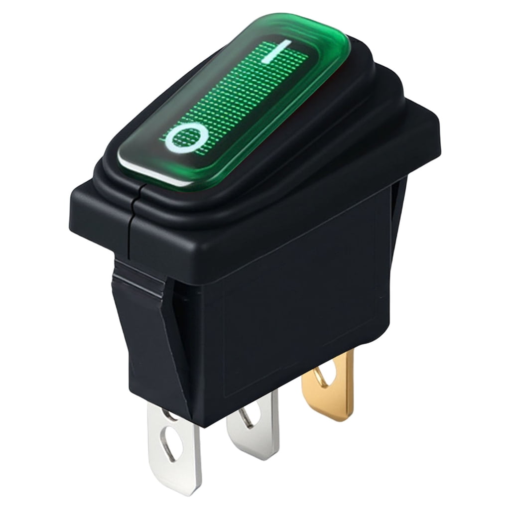 Waterproof IP65 Small Toggles Switches 250V 16A Black Rectangular ...