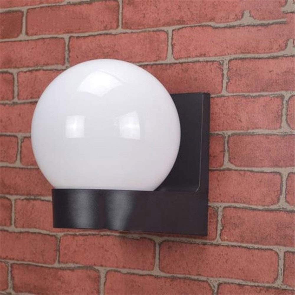 Waterproof IP65 Wall Lamp White Spherical Wall-Mounted Wall Light ...